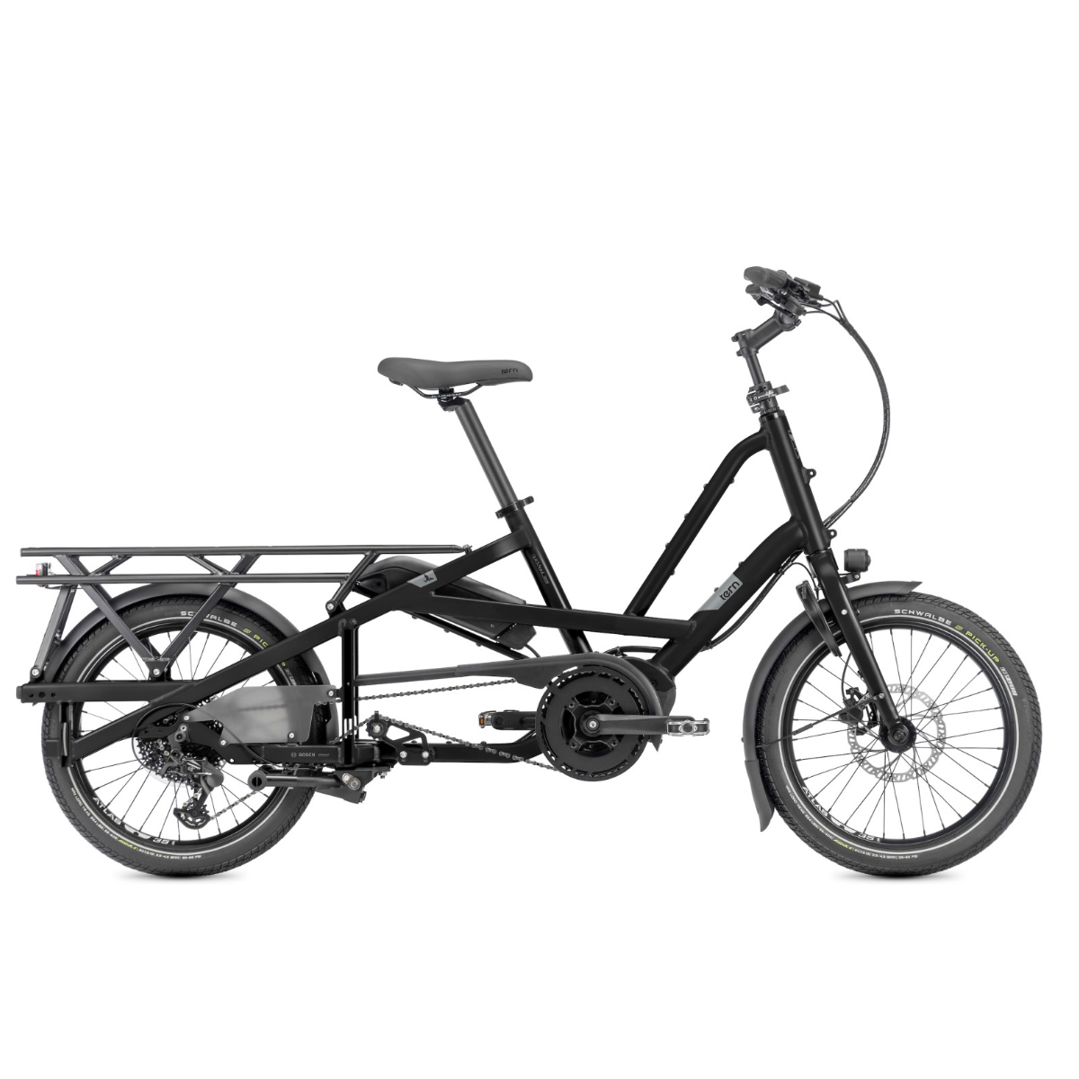 Kompaktní nákladní semi-skládací elektrokolo TERN Quick Haul Long D9